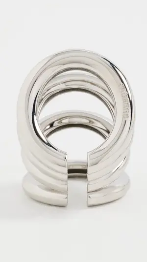 Rabanne Punk Ear Cuff - Silver