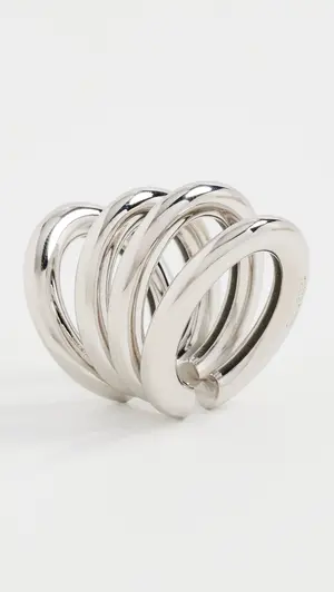 Rabanne Punk Ear Cuff - Silver