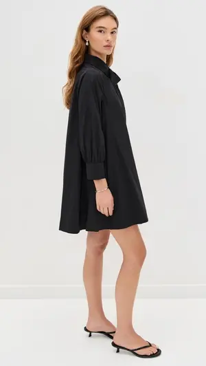 English Factory Bow Tie Mini Shirt Dress