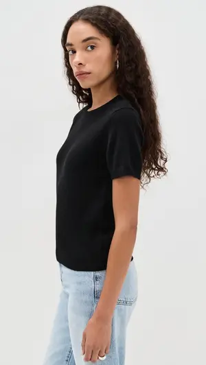 Vince Crew Neck Cashmere Blend Tee