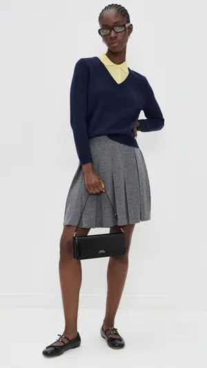 Sandy Liang Wesley Sweater - Navy