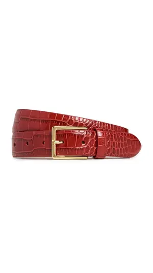Anderson's Narrow Croc-embossed Belt