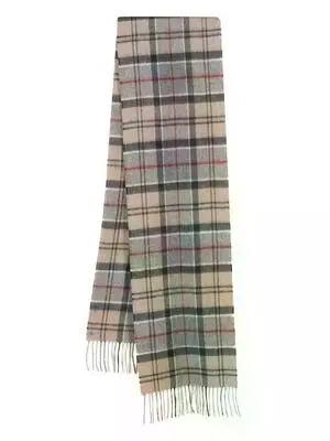 Barbour Holden Checked Fringe-trimmed Scarf