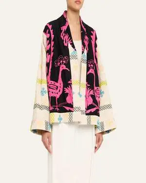 Rianna + Nina Embroidered Kimono Jacket