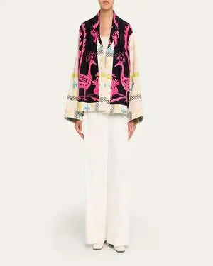 Rianna + Nina Embroidered Kimono Jacket