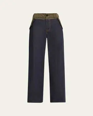 Sacai High Rise Jeans For Women