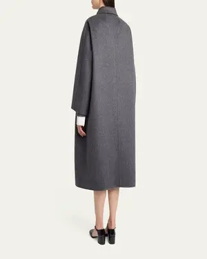 THE ROW Gustaf Cashmere-silk Single-breasted Coat