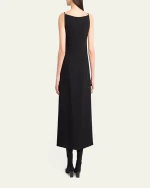 THE ROW Seraphina High-neck Midi Dress