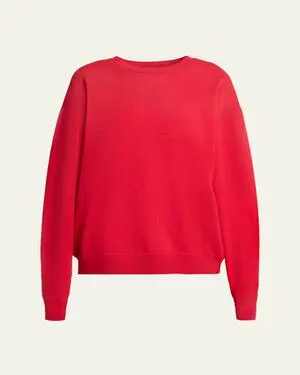 THE ROW Leora Cashmere Crewneck Sweater