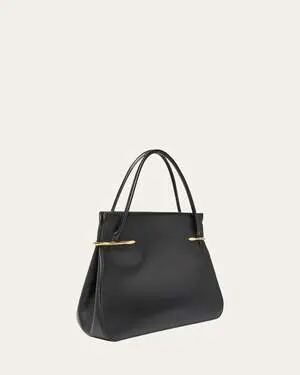 Givenchy Large Smooth Leather Shoulder Bag - Black