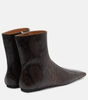 Stella McCartney Snake-effect Ankle Boots