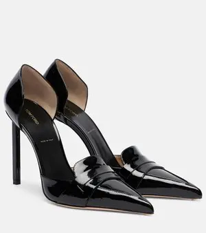 TOM FORD Patent Leather Pumps - Black