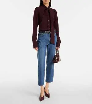 FRAME The Hang Low-rise Straight-leg Jeans