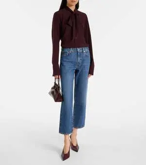 FRAME The Hang Low-rise Straight-leg Jeans