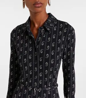 Tory Burch Printed Polo Shirt Dress