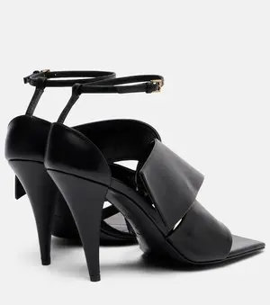 Givenchy Sliced Square 95 Leather Sandals
