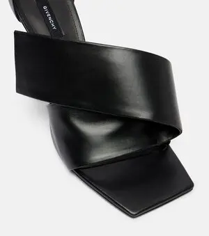 Givenchy Sliced Square 95 Leather Sandals