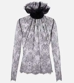 Alexander Mcqueen Criss-cross Blouses