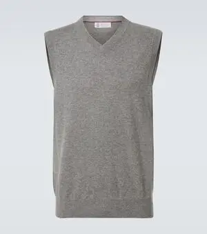 Brunello Cucinelli Cashmere V-neck Vest