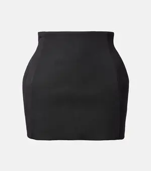 Wardrobe.NYC Rhw Miniskirt - Black