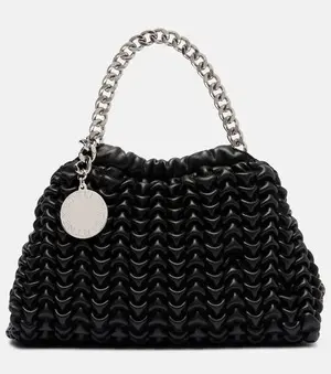 Stella McCartney Falabella Small Woven Shoulder Bag
