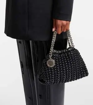 Stella McCartney Falabella Small Woven Shoulder Bag