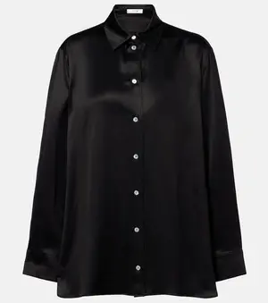 Women's Oversized Silk Shirts