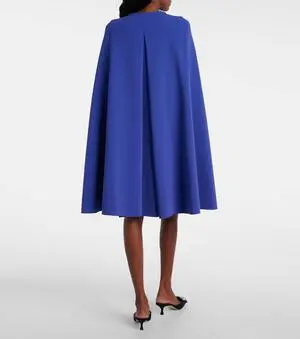 ROKSANDA Twiggy Caped Crêpe Cocktail Dress