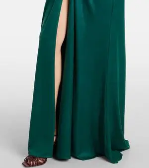 Elie Saab Ruched Jersey Gown