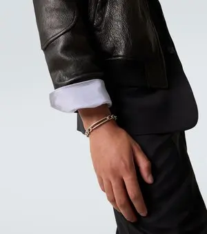 Saint Laurent Logo Chain Bracelet - Silver