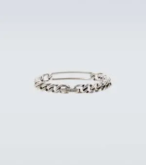 Saint Laurent Logo Chain Bracelet - Silver