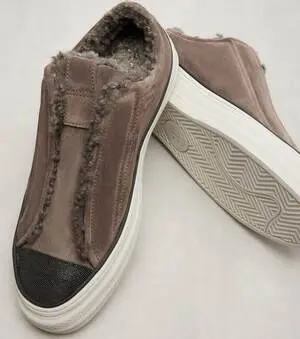 Brunello Cucinelli Monili Suede Slip-on Shoes