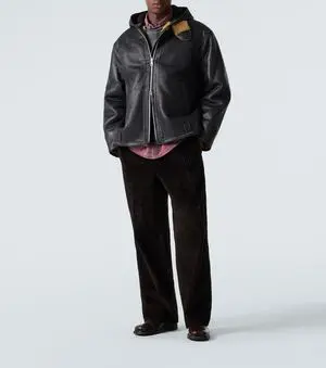 Our Legacy Blizzard Leather Jacket - Brown