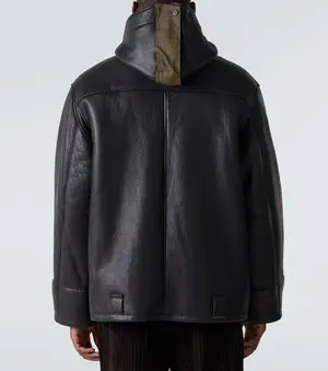Our Legacy Blizzard Leather Jacket - Brown