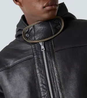 Our Legacy Blizzard Leather Jacket - Brown