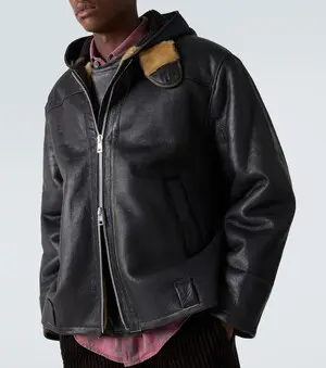 Our Legacy Blizzard Leather Jacket - Brown
