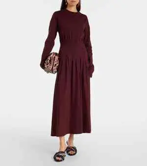 Plan C Cotton Midi Dress