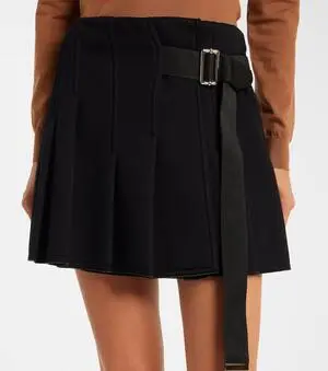 Plan C Belted Mini Skirt