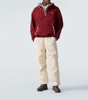 Brunello Cucinelli Half-zip Ski Jacket - Burgundy
