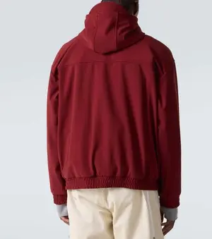 Brunello Cucinelli Half-zip Ski Jacket - Burgundy