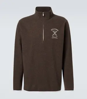Brunello Cucinelli Cashmere-blend Half-zip Sweater