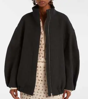 Dries Van Noten Balloon-sleeve Jacket - Grey