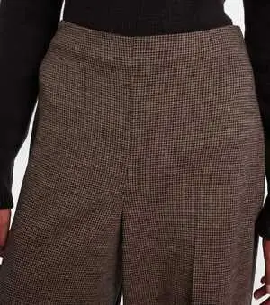 Ralph Lauren Isaiah Wool Wide-leg Trousers - Neutrals