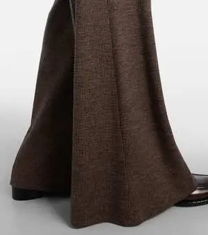 Ralph Lauren Isaiah Wool Wide-leg Trousers - Neutrals