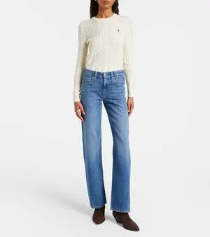 Ag Siena Low-rise Straight Jeans