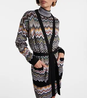 Missoni Zigzag Belted Cardigan