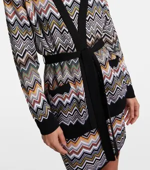 Missoni Zigzag Belted Cardigan