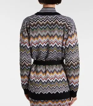 Missoni Zigzag Belted Cardigan