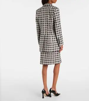 Nina Ricci Double-breasted Tweed Blazer