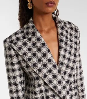 Nina Ricci Double-breasted Tweed Blazer